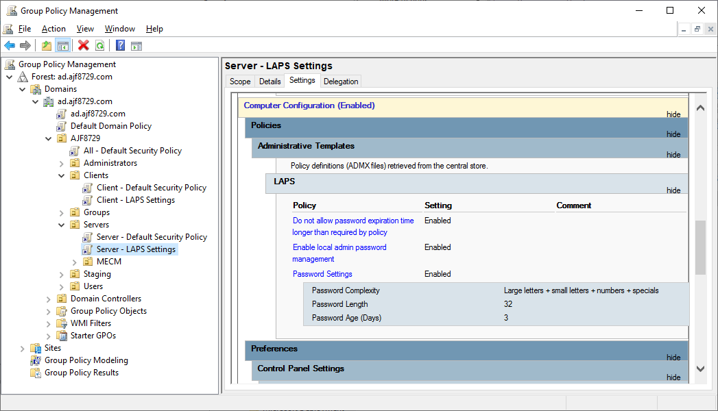 LAPS Deployment & Configuration – AJ's Tech Chatter