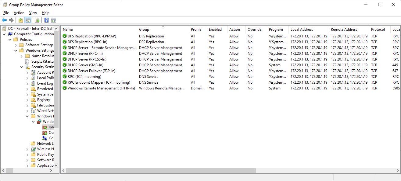 Windows Firewall Part 2 Securing Servers And Domain Controllers Ajs Tech Chatter